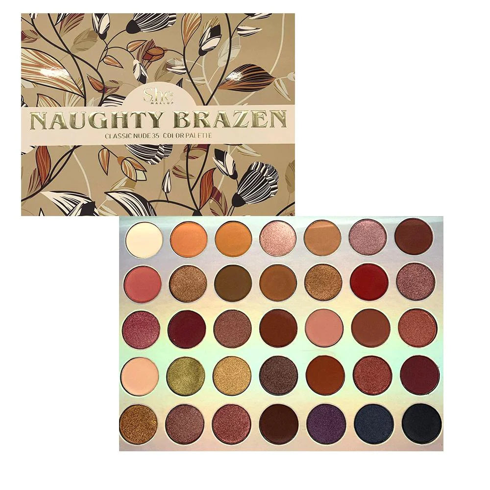 Naughty Brazen" Classic Nude 35 Color Palette – Bluegrass Bling